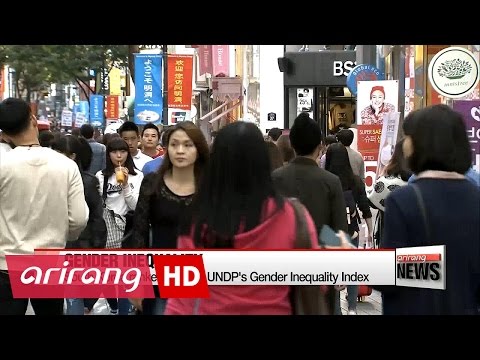 South Korea ranked 10th on UNDP's Gender Inequality Index