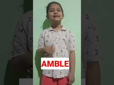 Word Of The Day ☺️❤️/Amble/A Word A Day/Daily Words/English Word/#shorts