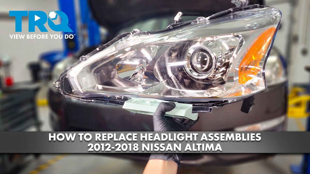 How to Replace Headlight Assemblies 2012-2018 Nissan Altima