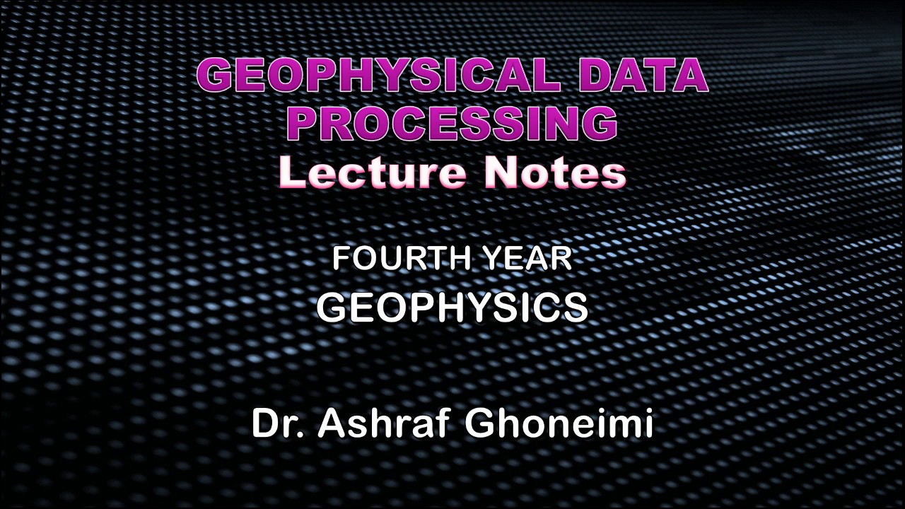Geophysical Data Processing - Convolution - Part 2