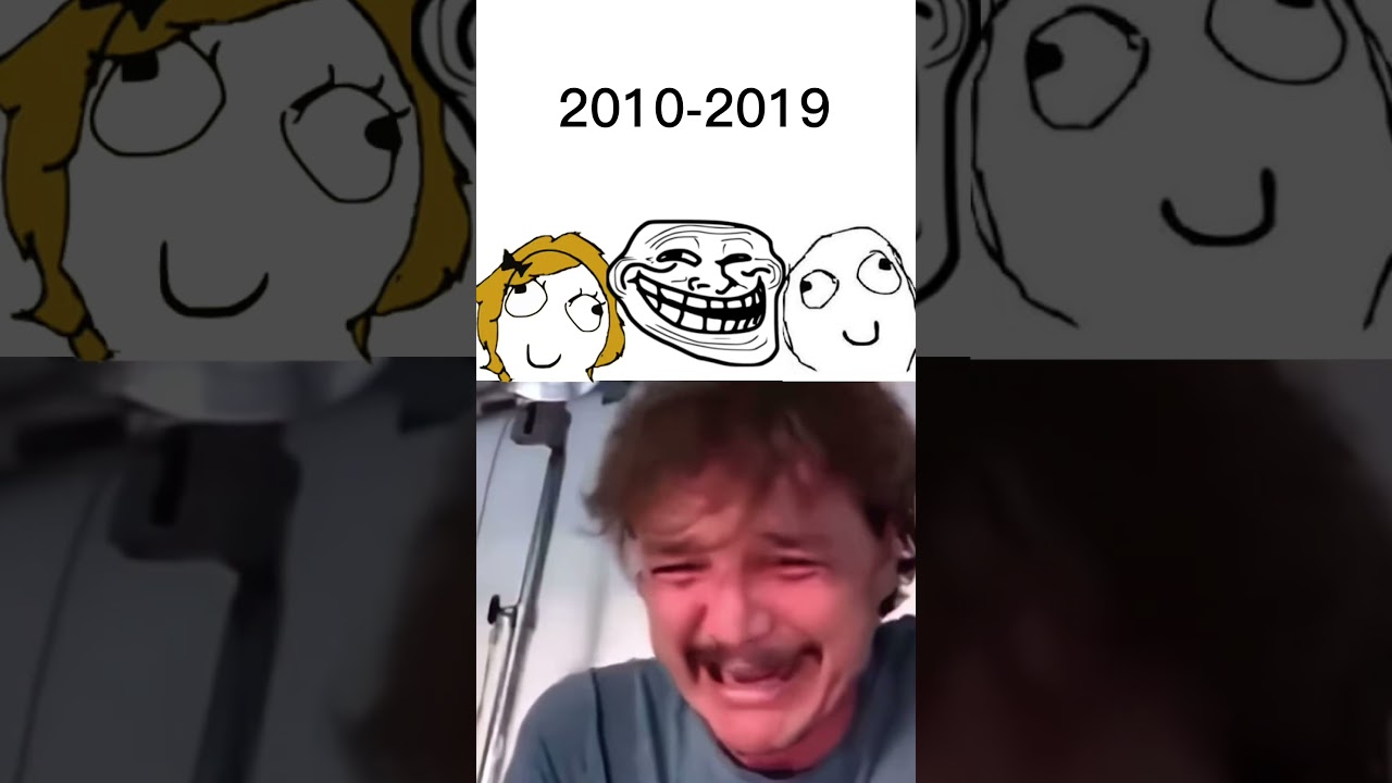 Derp, Derpina and Trollface back then Vs now #shorts #trollface #troll