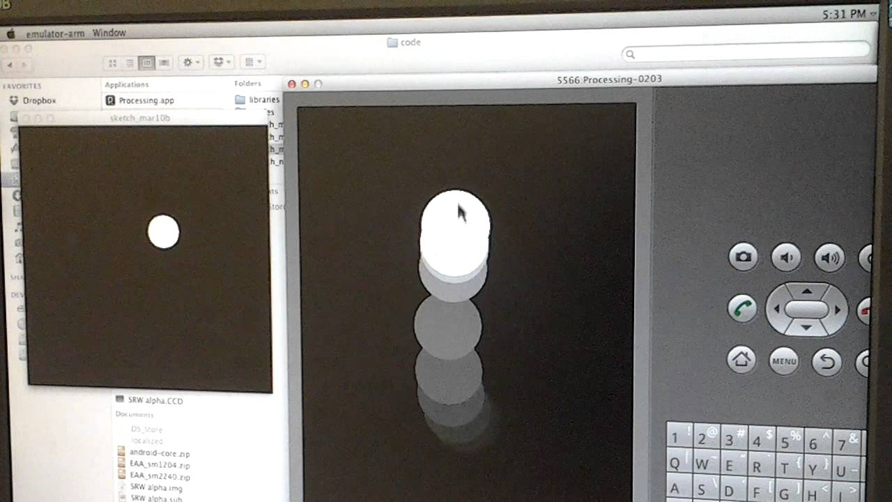 Using Processing Net library on Android AVD