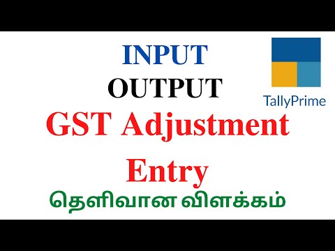 GST Input Output Adjustment Entries in Tally Prime || ITC Offset in Tally