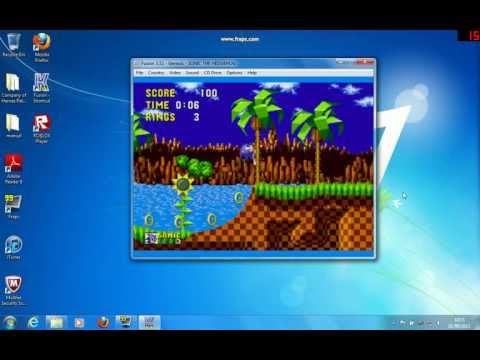 Fusion Sega Emulator for PC Demo