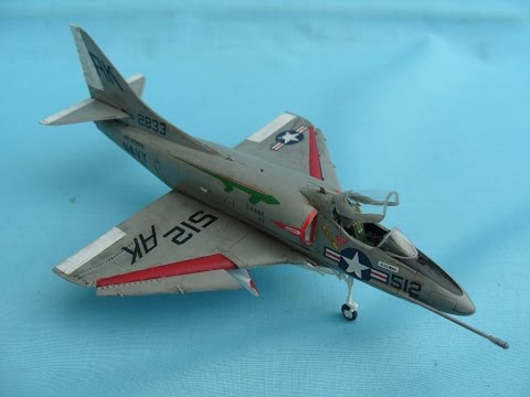 AIRFIX 1/72 A-4 B SkyHawk - A Build In Pictures