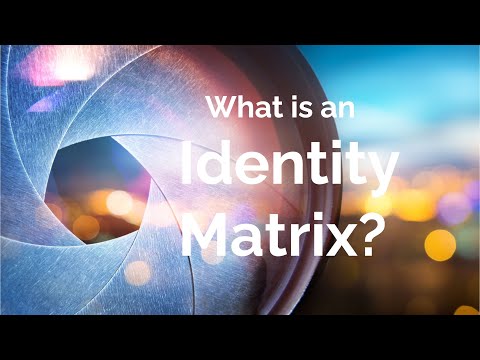 What is an identity matrix?