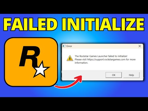 Fix Rockstar Games Launcher Failed To Initialize Error - Updated