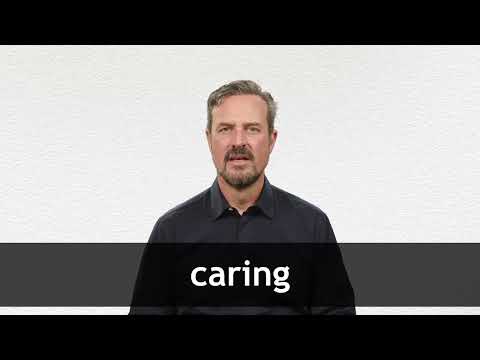 How to pronounce CARING in American English