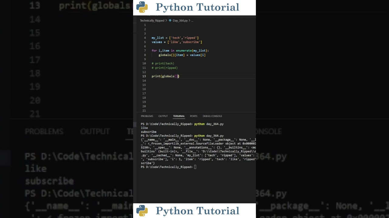 Creating Dynamically Named Variables In Python | Python Tutorial