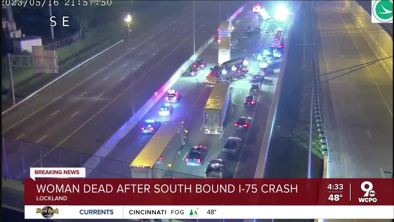 Woman dies in I-75 crash in Lockland