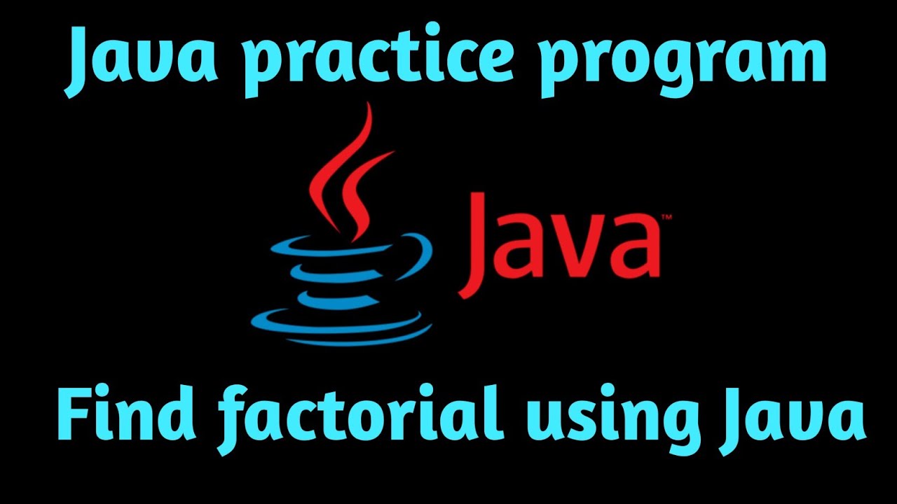Factorial program in #Java with #forloop | Java program  - Avenir skill  practice program in #java