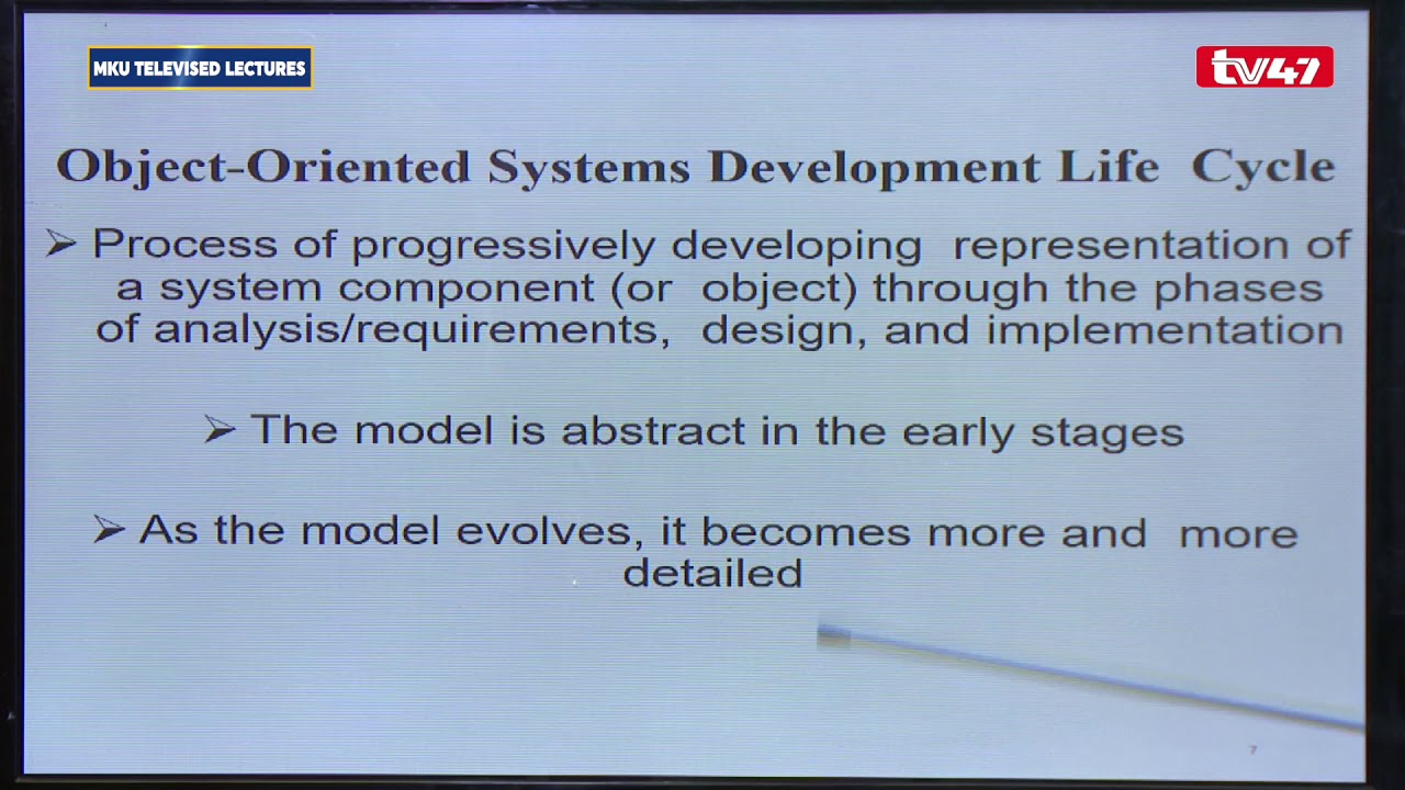 BIT3201: OBJECT ORIENTED ANALYSIS AND DESIGN