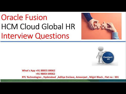 Oracle Fusion Training (HCM Position Synchronization) Interview Questions& Answers | Fusion HCM