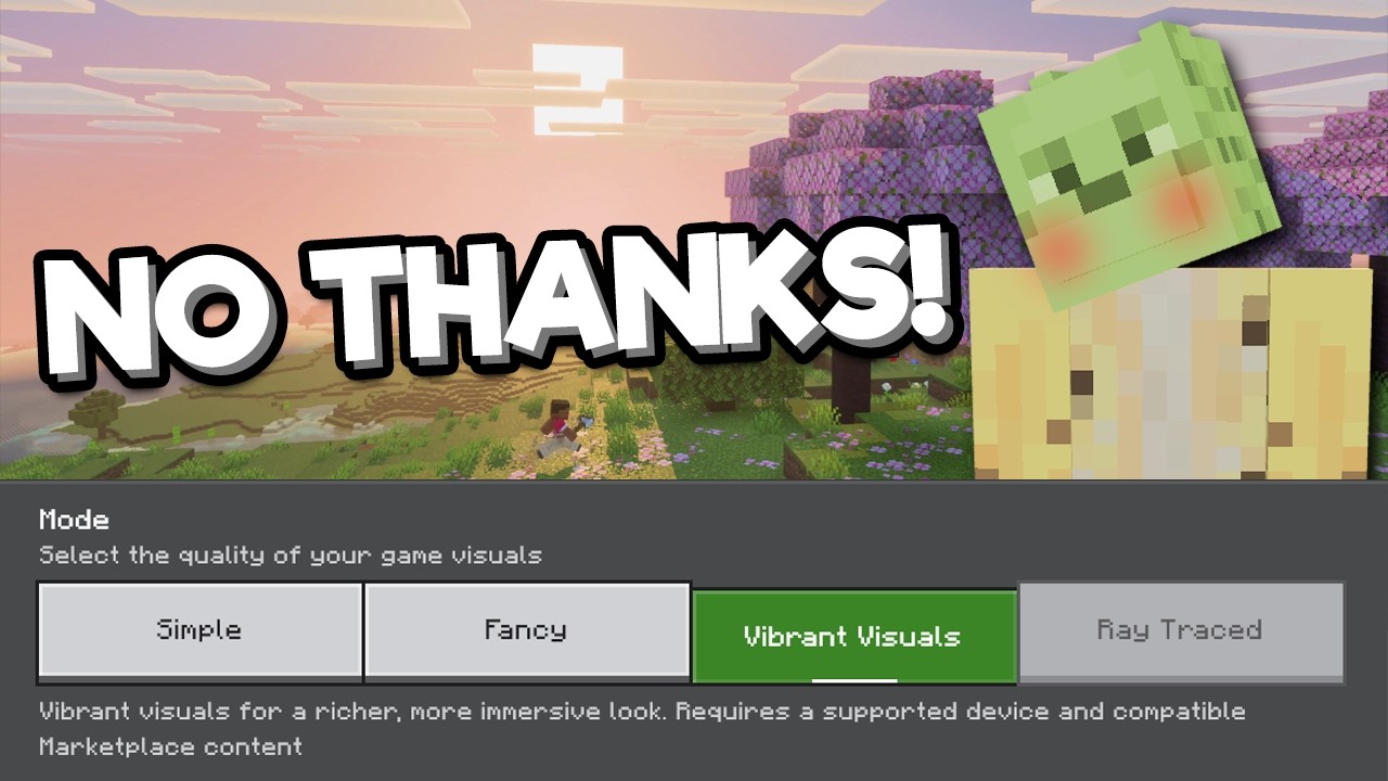 DONT Use Minecraft's Vibrant Visuals