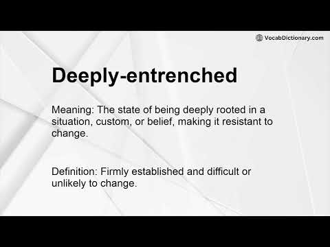 Deeply-entrenched Meaning