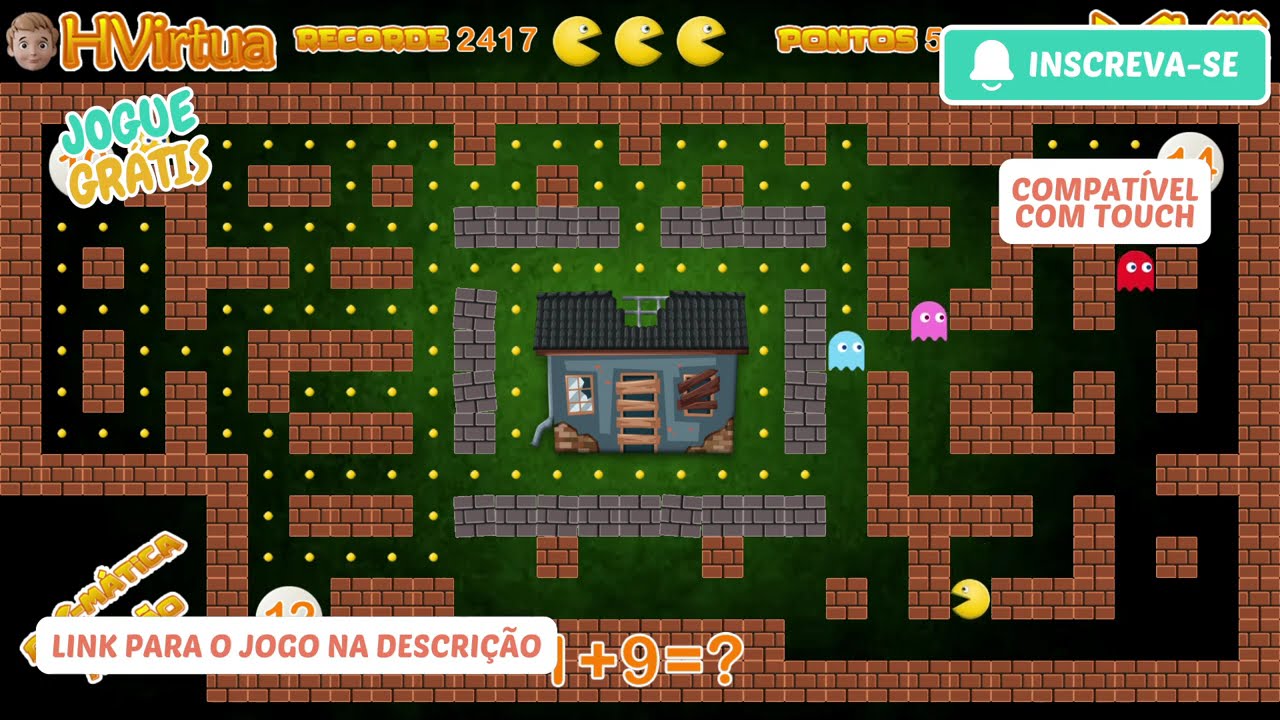 Pac-Mática - Jogo Educativo