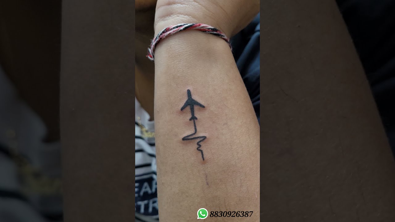 Airplane Tattoo || Small Tattoo Ideas || Latest Tattoo Design