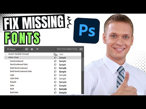 Fix Missing Fonts Error in Photoshop Quickly 2025 Tutorial