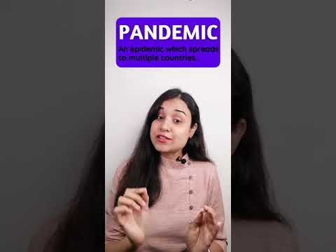Epidemic vs Pandemic| Spoken ENGLISH| Let's Chat & Learn #shorts