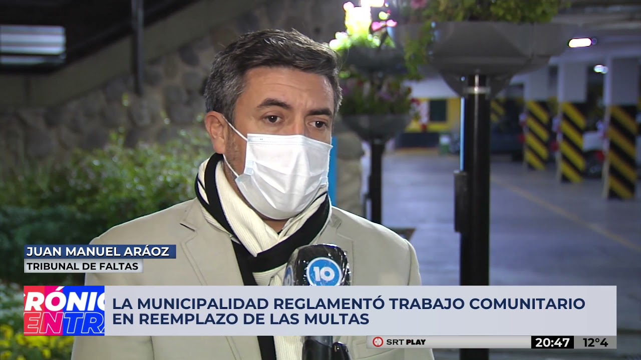 Reglamentan la posibilidad del trabajo comunitario en lugar de las multas