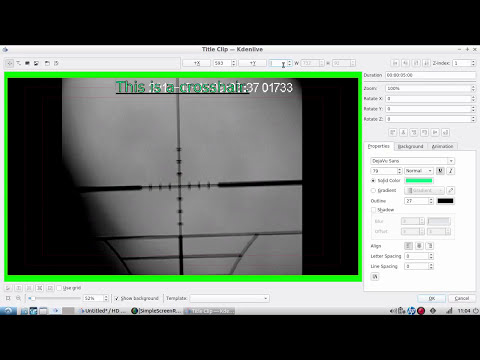 How to add text overlay in Kdenlive - Linux