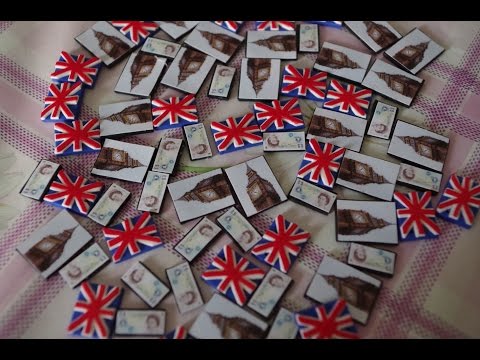 DIY - BANDIERA INGLESE | ENGLISH FLAG - FIMO ♥