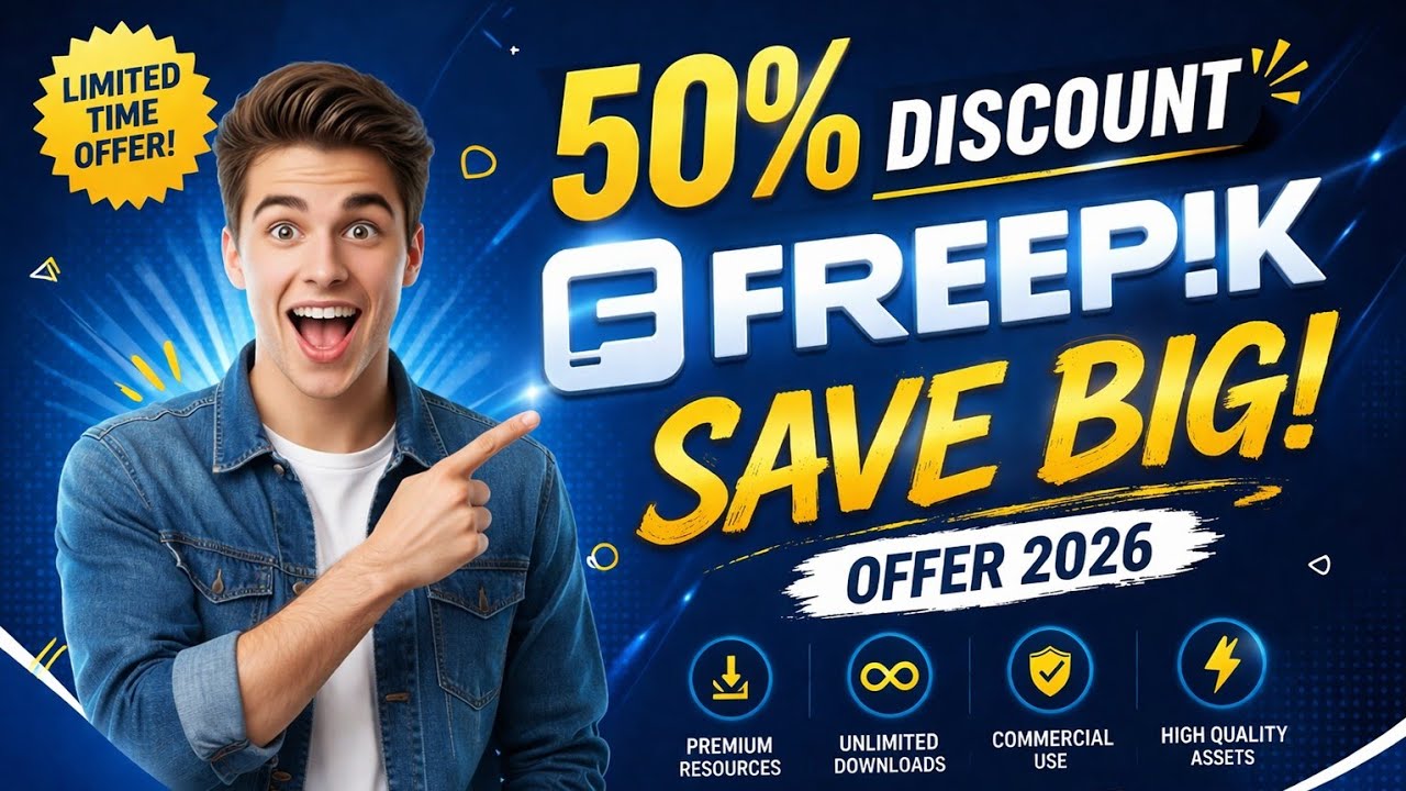 💥 Freepik Premium Discount 2026 – Save BIG with This Code!