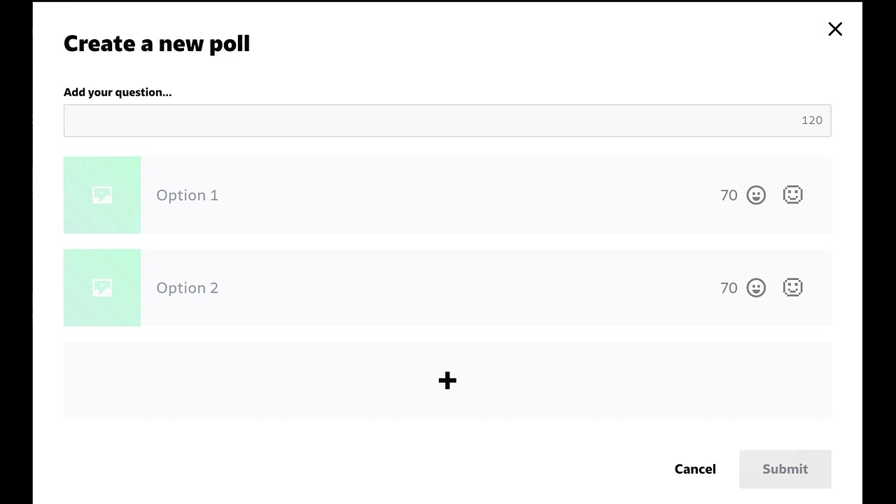 DeviantArt poll maker