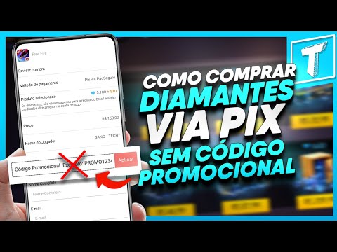 COMO COMPRAR DIAMANTE VIA PIX SEM CÓDIGO PROMOCIONAL