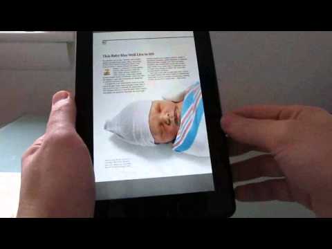 Kindle Fire: Reading books, magazines, newspapers