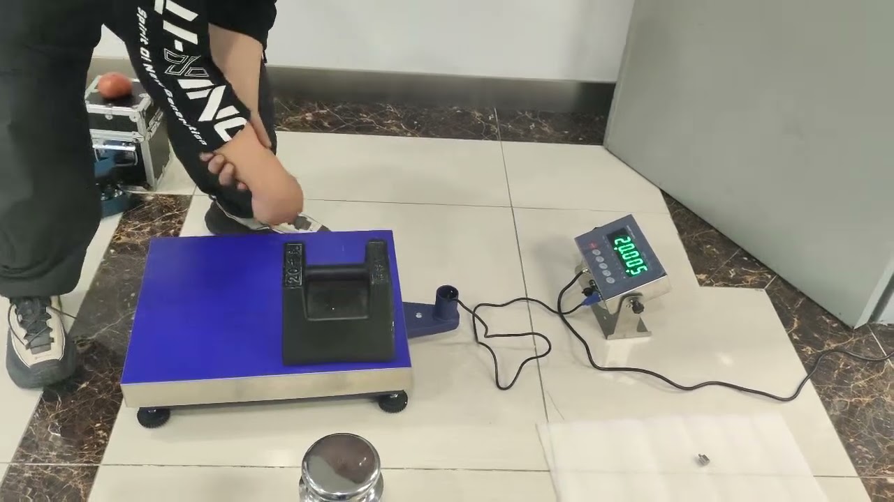 Industrial Platform Scale Calibration | Step-by-Step Guide  #PlatformScale #FloorScale