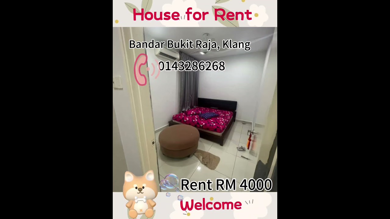 Bandar Bukit Raja, Klang house for rent