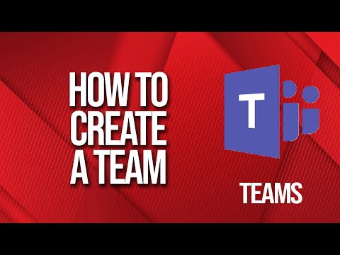 How to create a Team in Microsoft Teams 2025