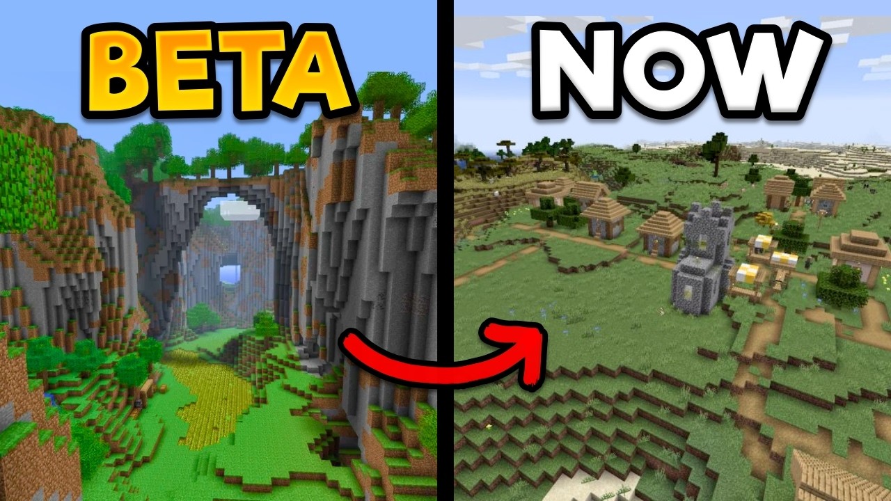 Did Minecraft Beta Have Better World Generation? (1.8.1 Beta)