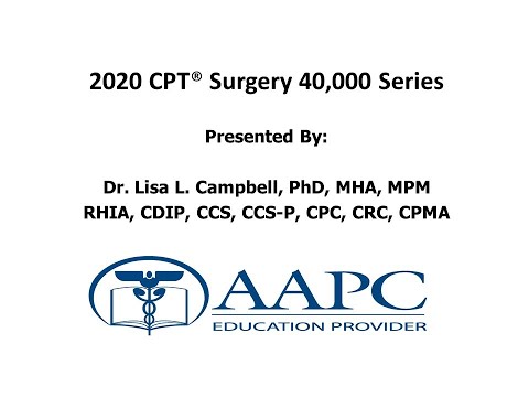 2020 CPT Surgery 40,000