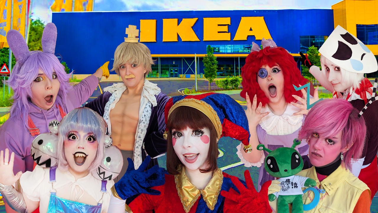 We cosplayed DIGITAL CIRCUS in IKEA!