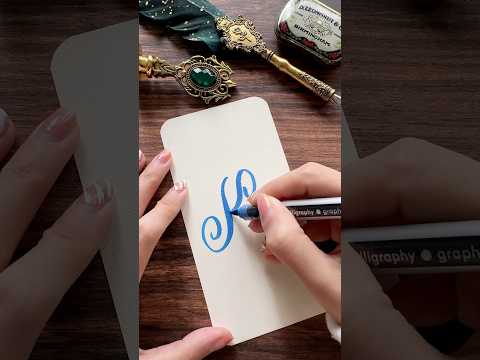 Relaxing with Hand Lettering 💡#nhuandaocalligraphy #shorts #lettering