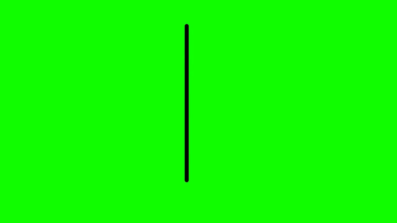 Animated Line / FREE GREEN SCREEN