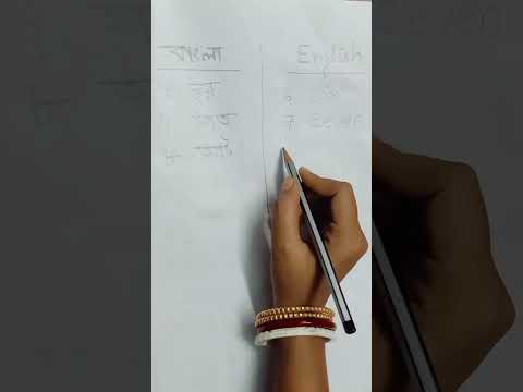 Bengali to English Number #short @Swapnochhutki
