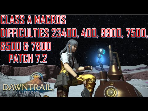 LVL 100 COSMIC EXPLORATION CLASS B MACROS – FFXIV Crafting Macros by Ashe10