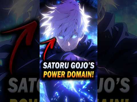 HOW GOJO’S DOMAIN EXPANSION WORKS? JUJUTSU KAISEN FACTS! #anime #jujutsukaisen