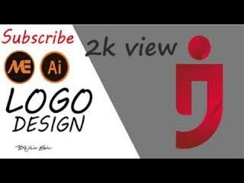 Letter J logo ceate in adobe illustrator