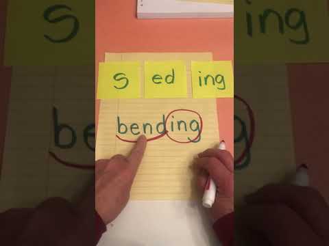 Suffixes Ed and ing