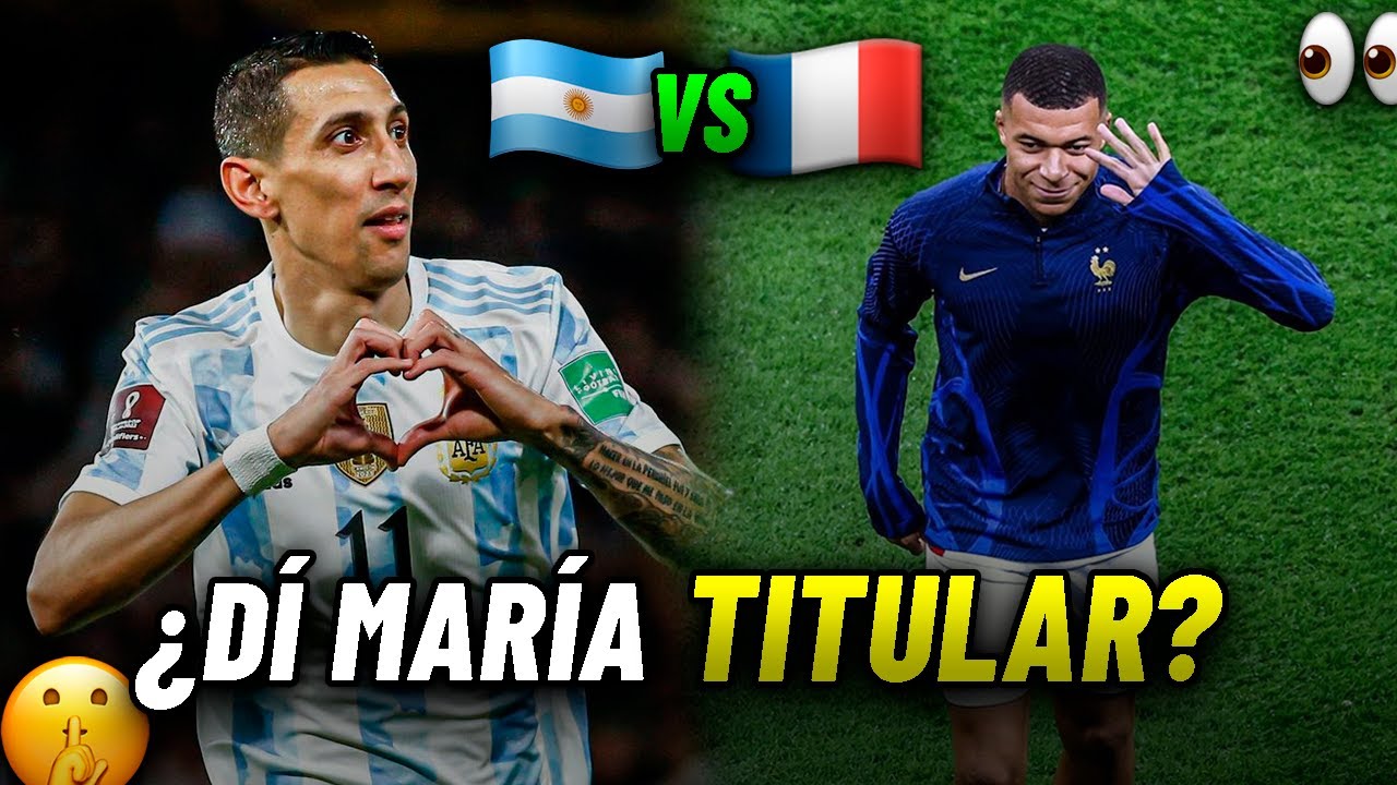 ESTA sería la FORMACION de ARGENTINA contra FRANCIA
