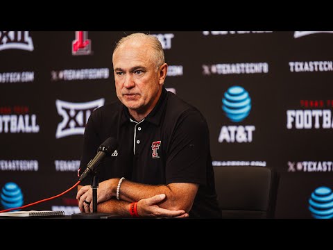 WATCH: Texas Tech Head Coach Joey McGuire Talks Oregon Ducks Showdown ...