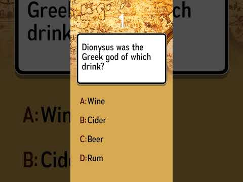 Which drink was associated with the Greek god Dionysus?