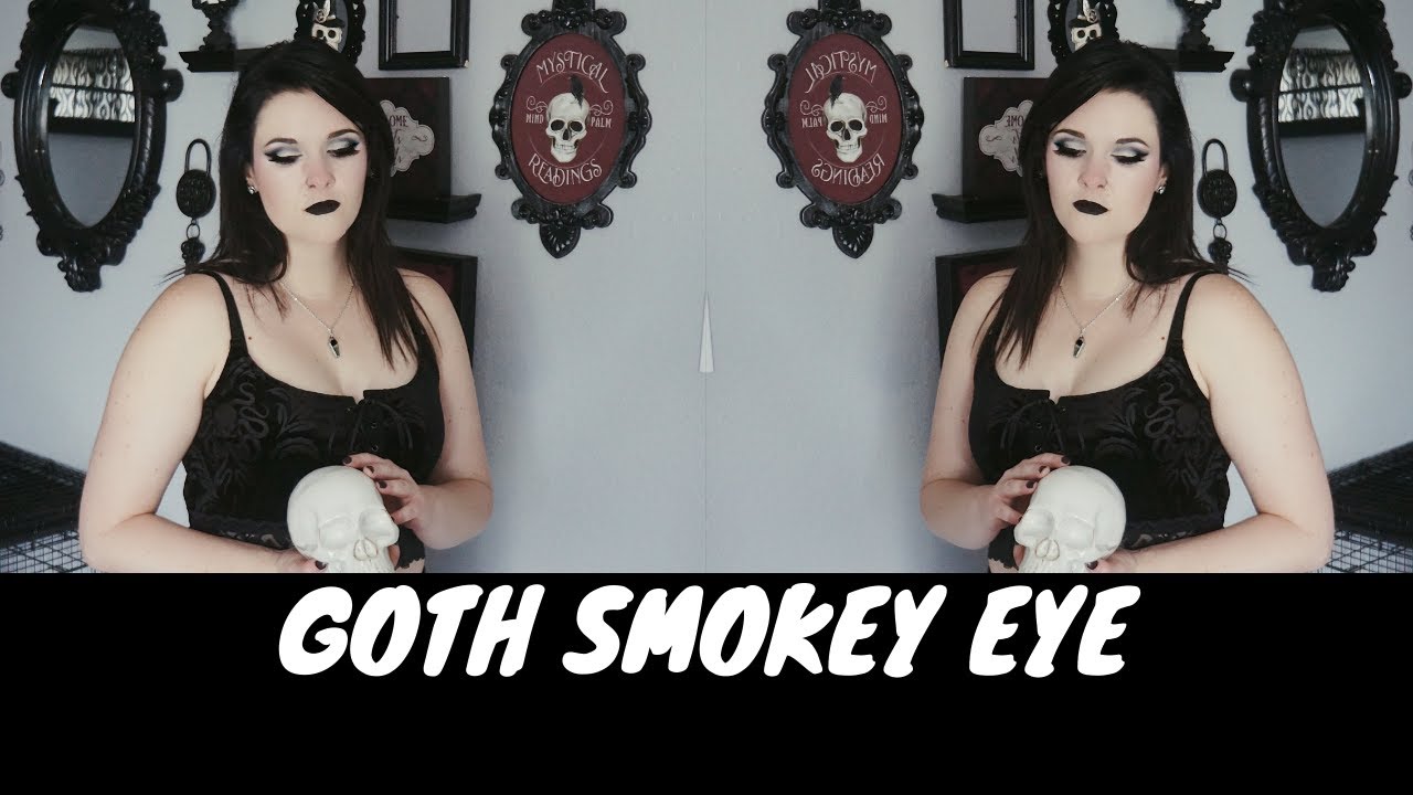 Classic Goth Smokey Eye - Makeup Tutorial