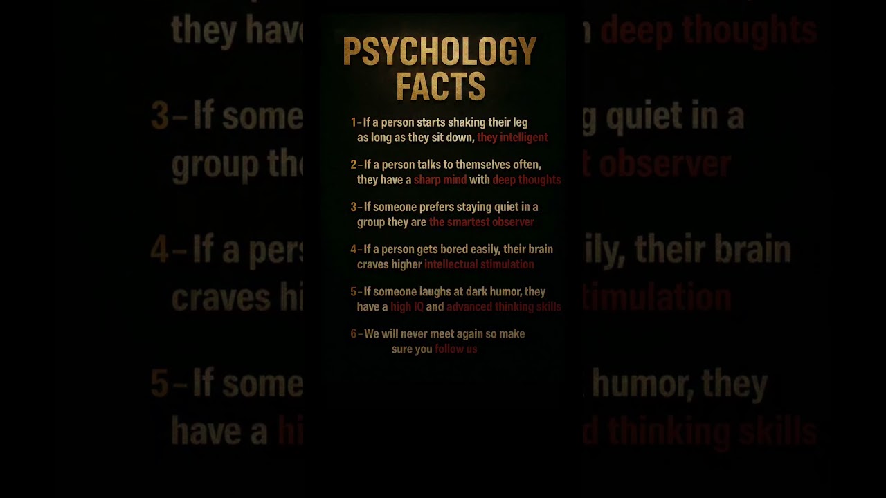 6 Psychology Facts That Reveal You’re Smarter Than You Think!