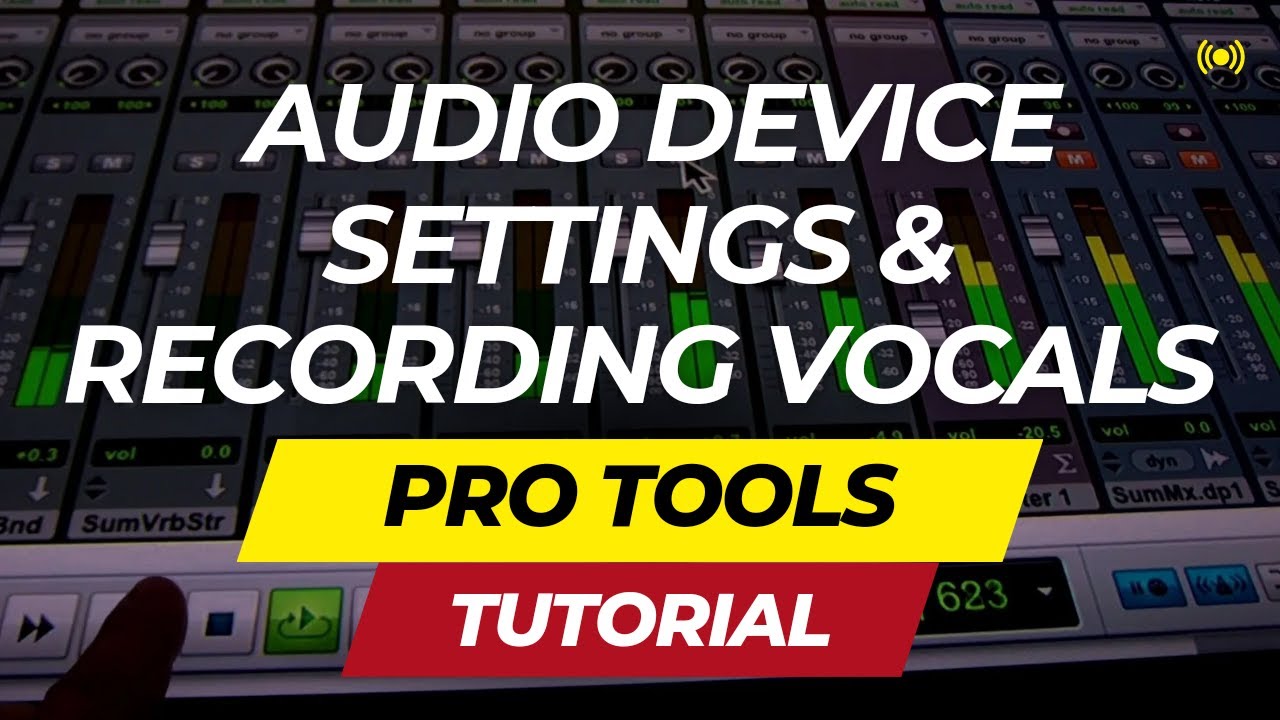 Pro Tools Tutorial -  Recording audio and configuring audio settings in Pro Tools 12