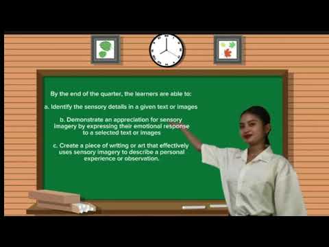 TTL 2 | Final Video Teaching Demonstration | EXPRESS APPRECIATION FOR SENSORY IMAGES USED